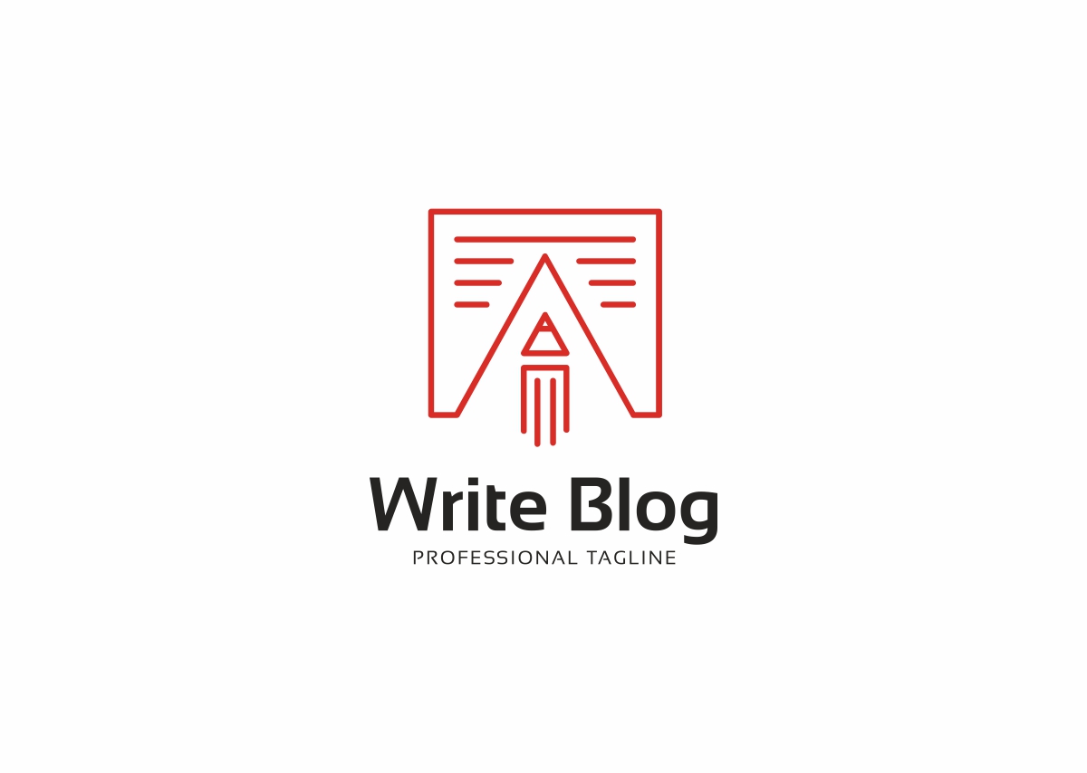 Write Blog Logo Template #68979