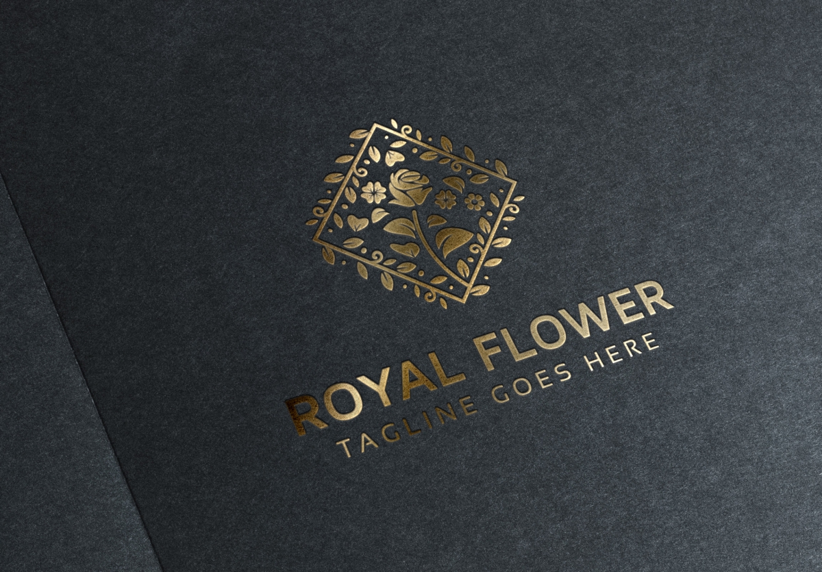 Royal Flower Logo Template #70736