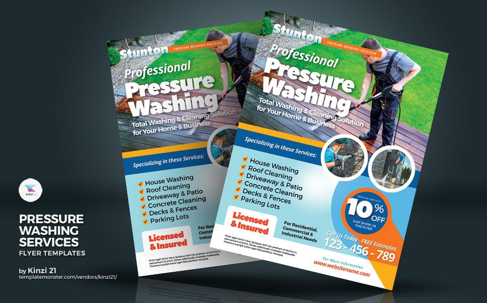 Pressure Washing Brochure Template Pressure Washing Brochure Template