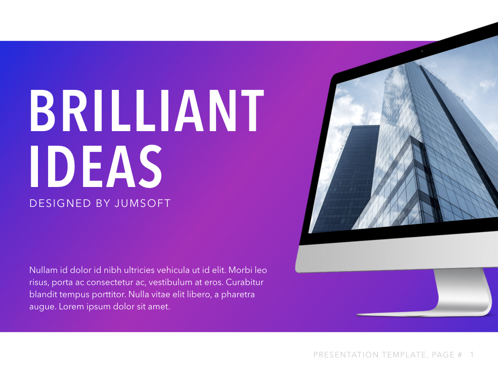 Brilliant Ideas PowerPoint Template #74380