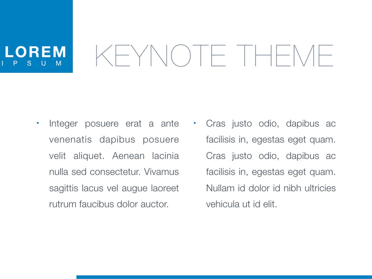 Subtle Mind Keynote Template #96657