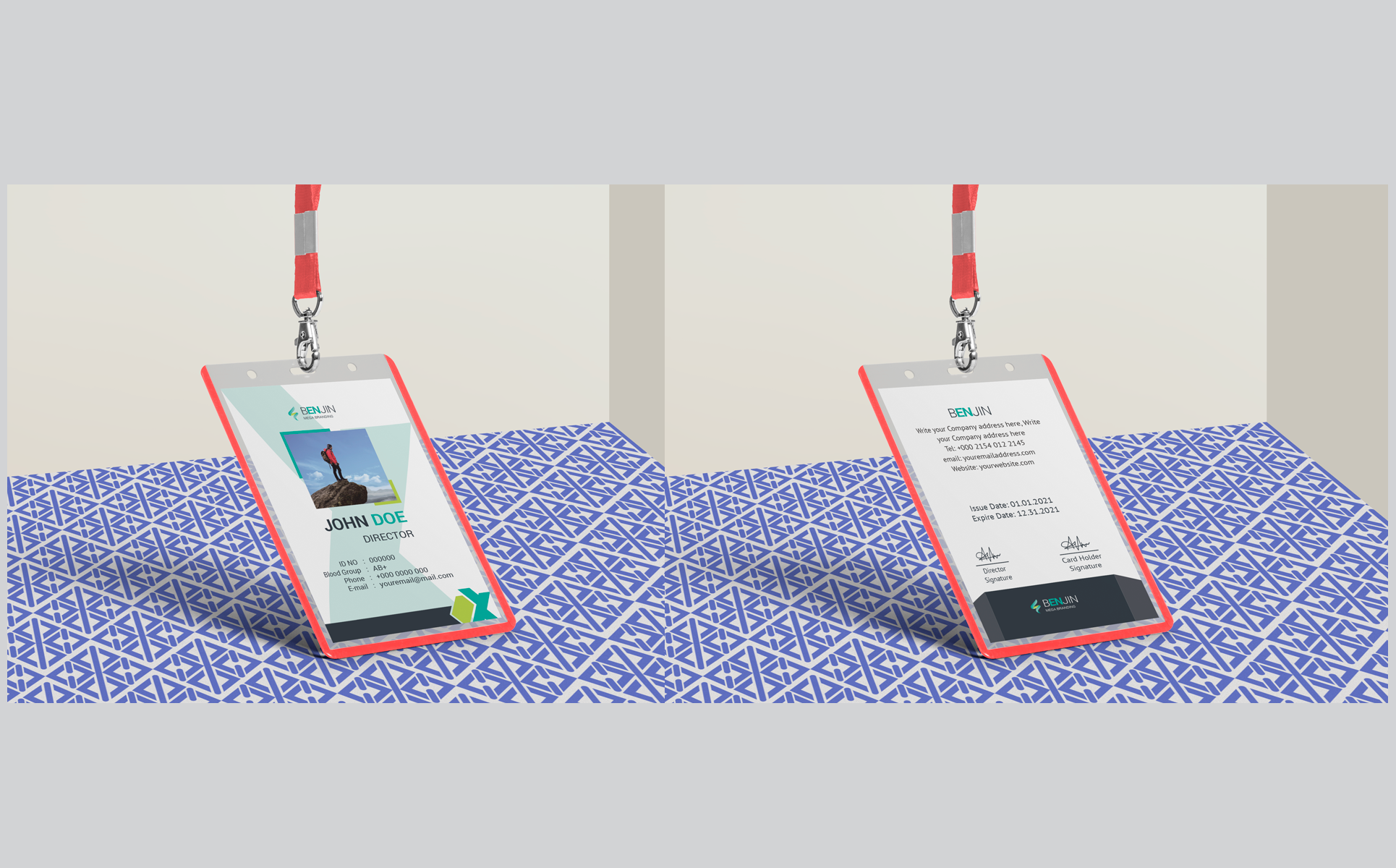 MEGA ID Card Corporate Identity Template #97124