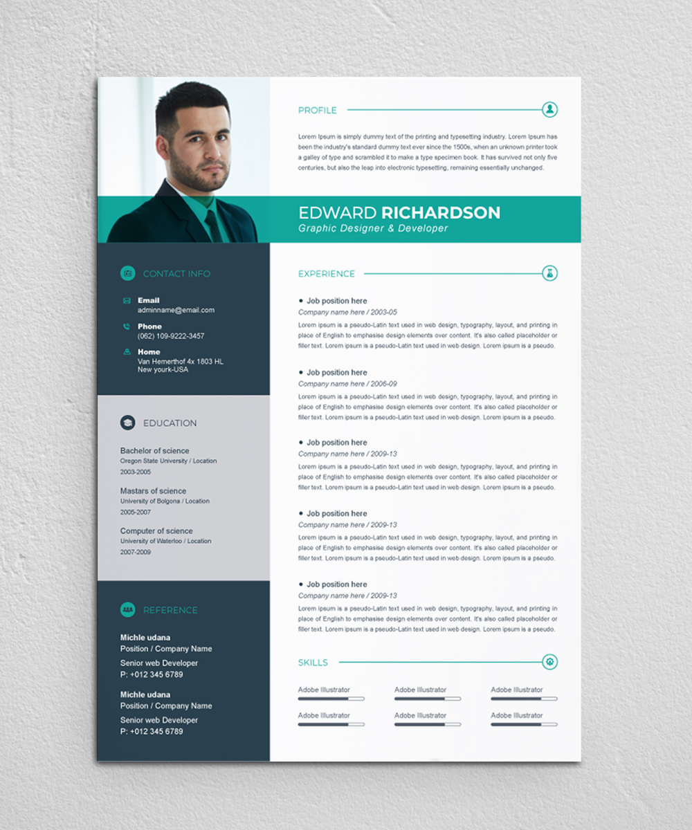 Edward Richardson - Resume Template #75769