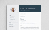 Rahsaan Mitchell Resume Template #79066