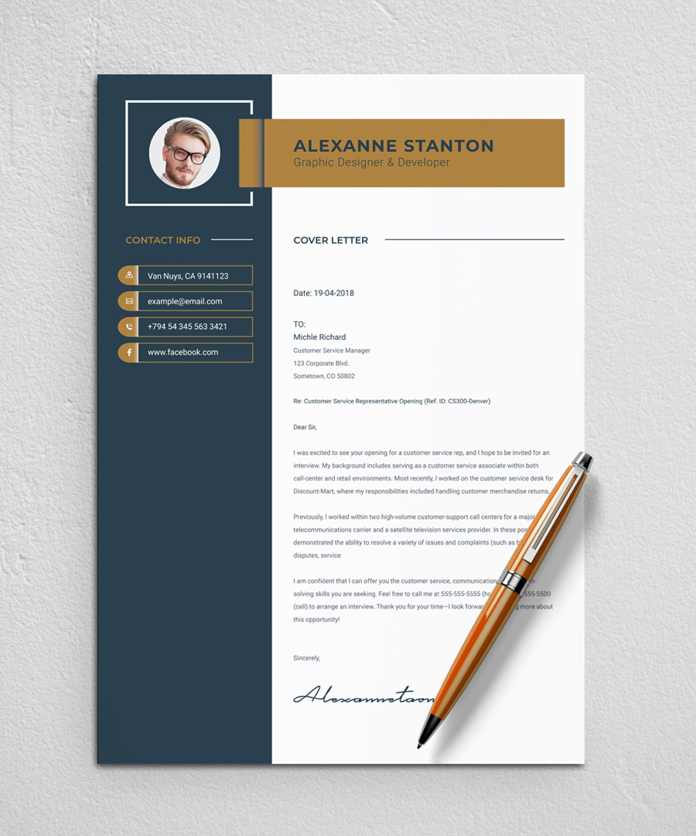 Stanton Resume Template #83569