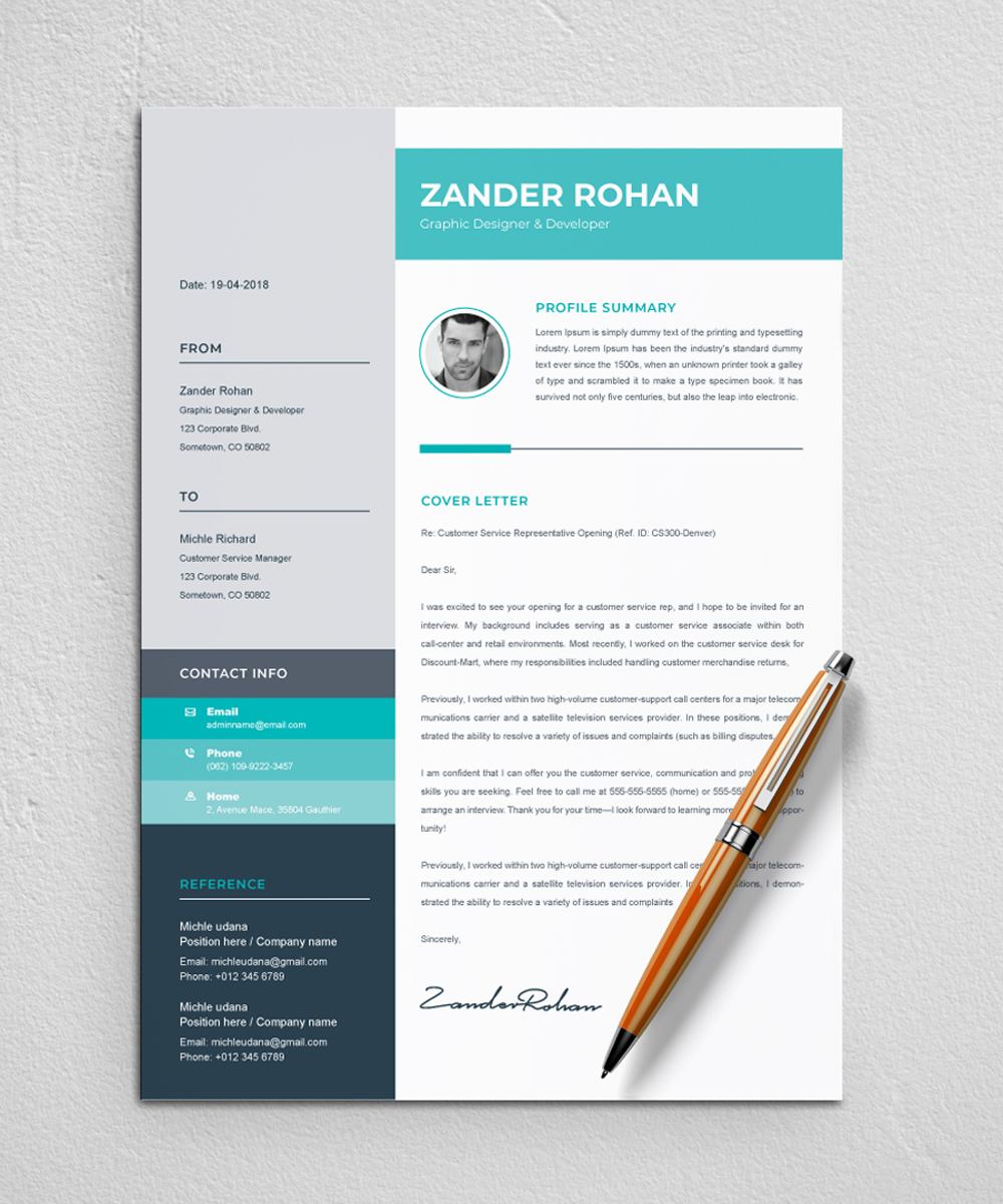 Rohan Resume Template #84109