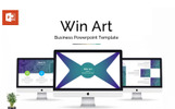 Win Art Business Presentation PowerPoint Template #78822