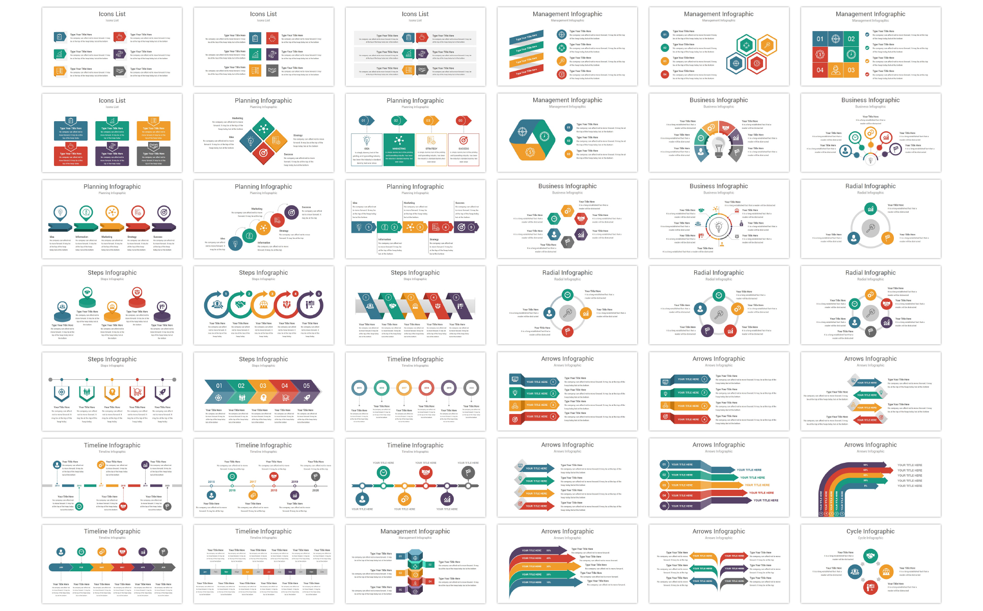 Varied Google Slides #80224