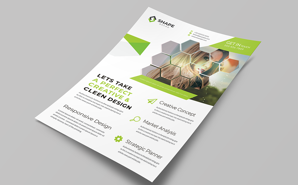 Perfect Creative & Clean Flyer Corporate Identity Template #76980