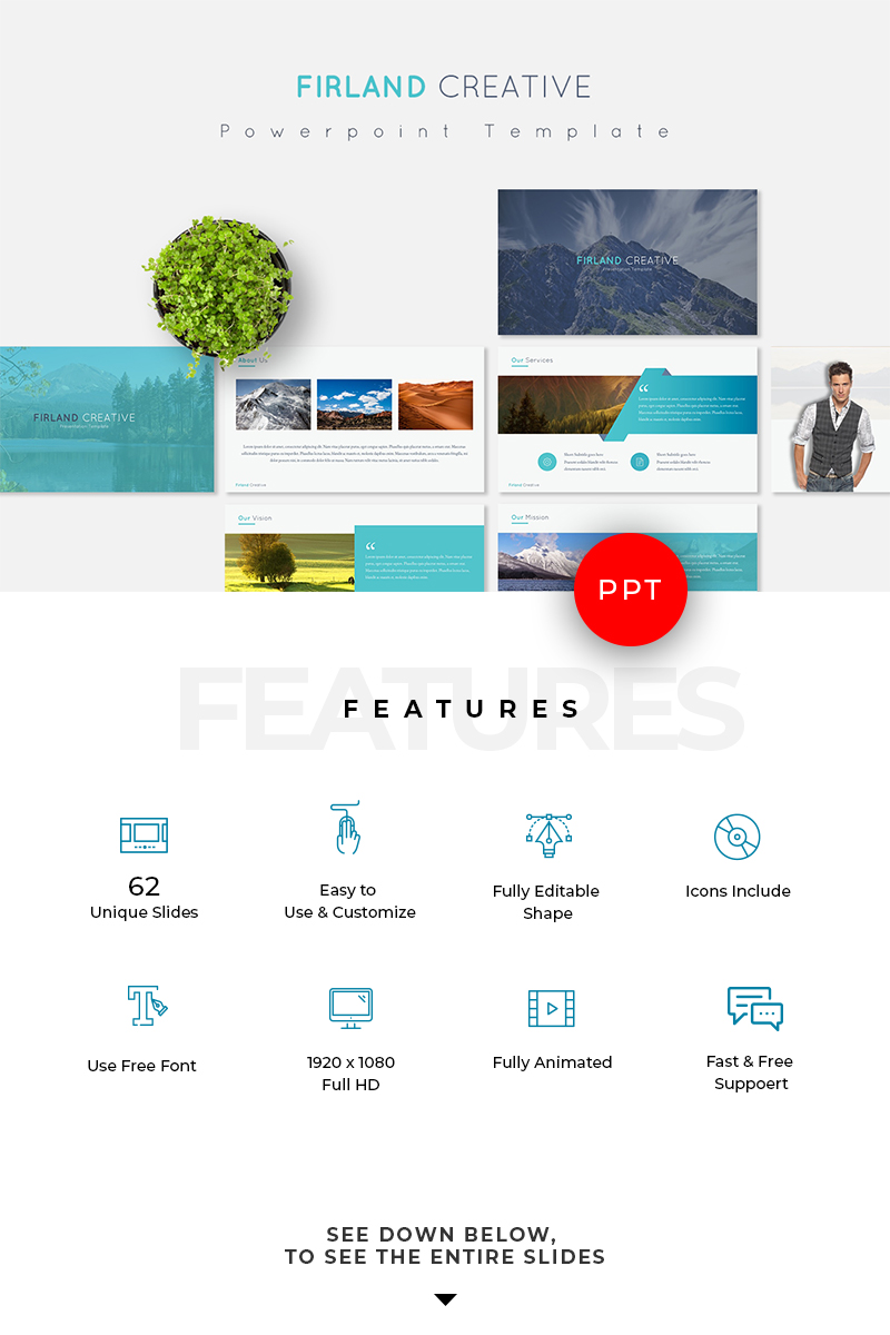 Firland - Creative PowerPoint Template #78289