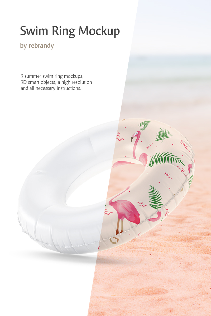 Swim Ring Product Mockup #82808