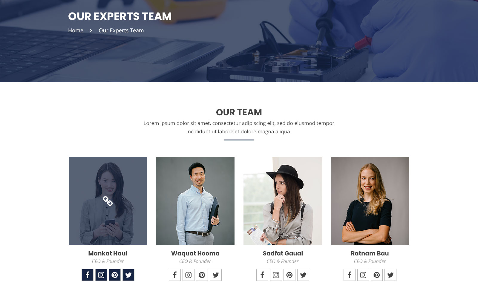 Computer Care | Mobile and Computer Repair PSD Template #79243