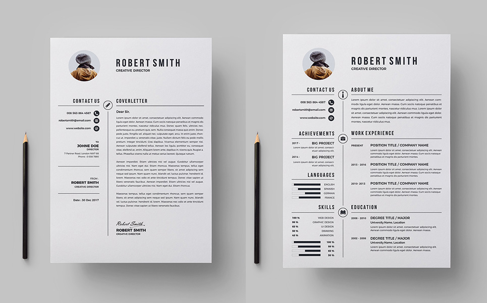 Robert Smith Modern Resume Template #78473