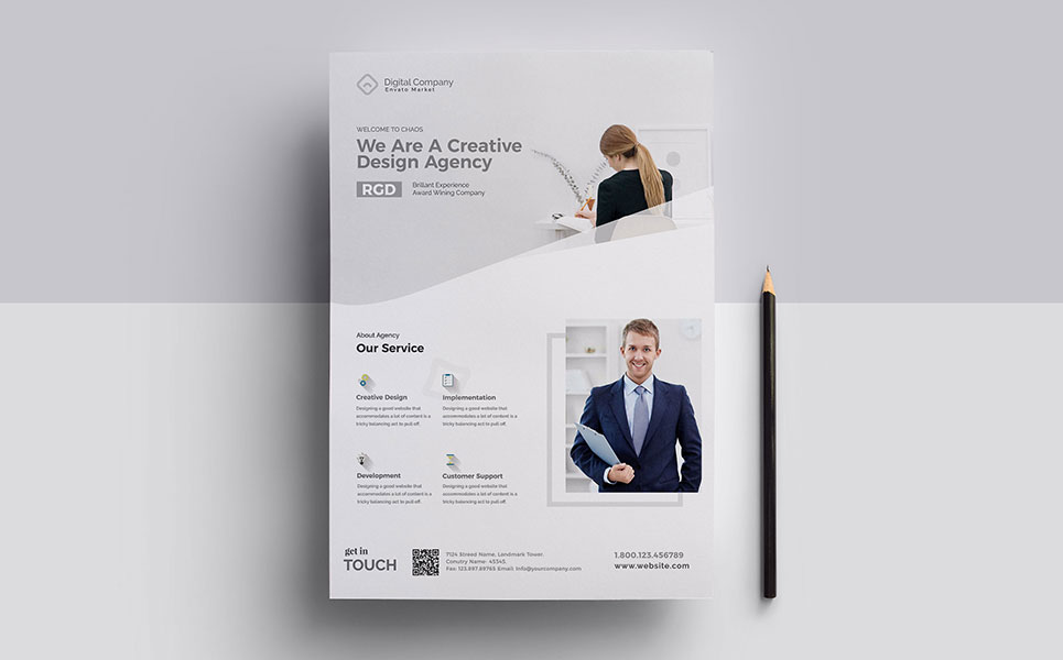 Corporate Service Business Corporate Identity Template #80606