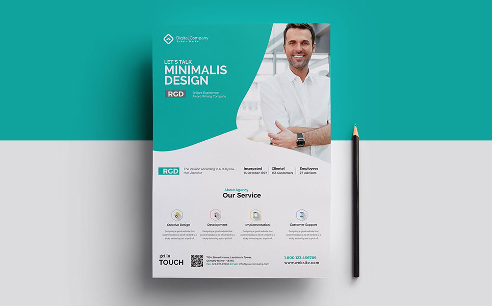 Corporate Service Business Corporate Identity Template #80606