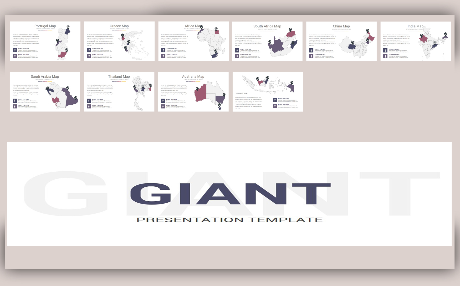 Giant PowerPoint Template #70202