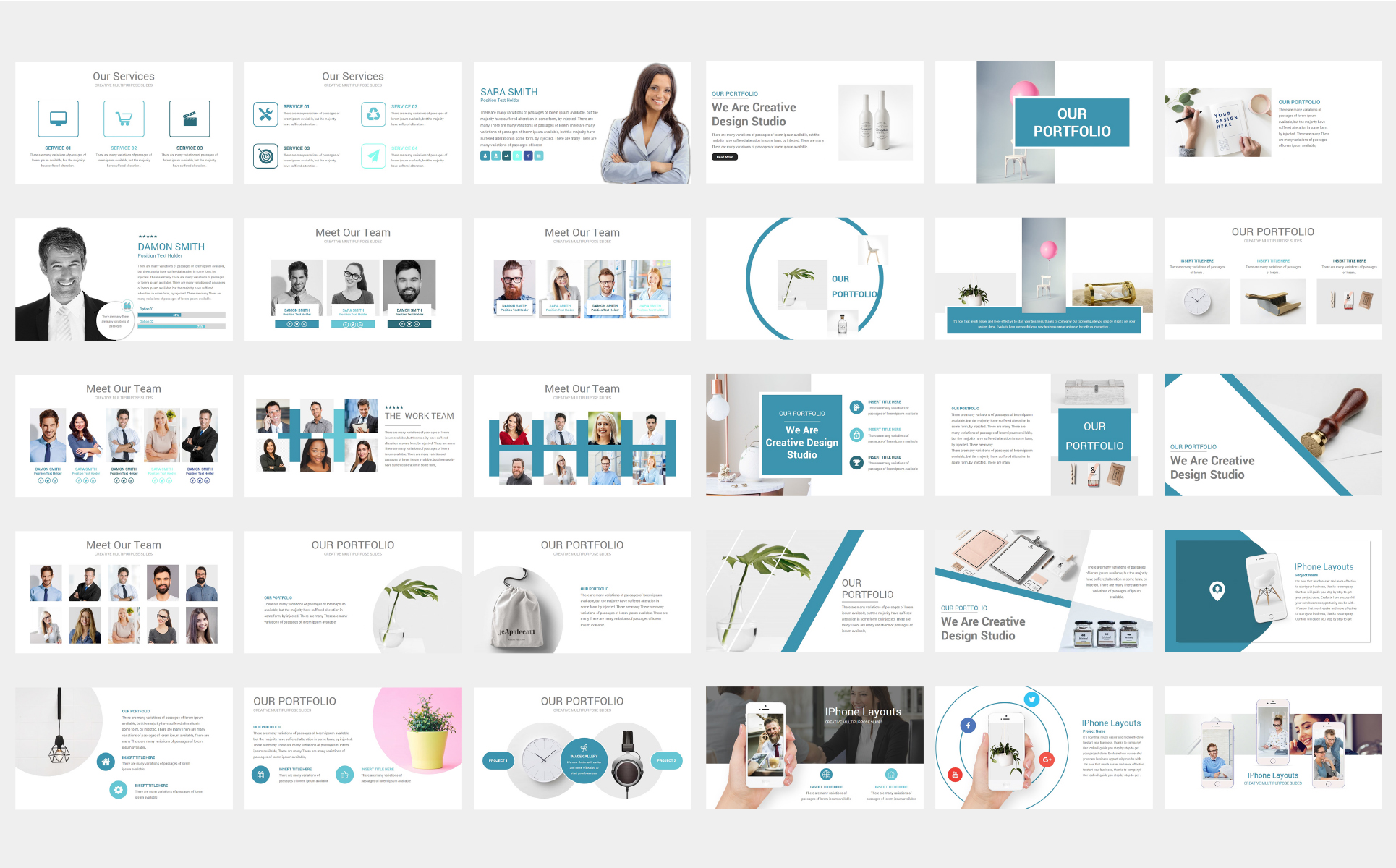 Normal Business PowerPoint Template #71795