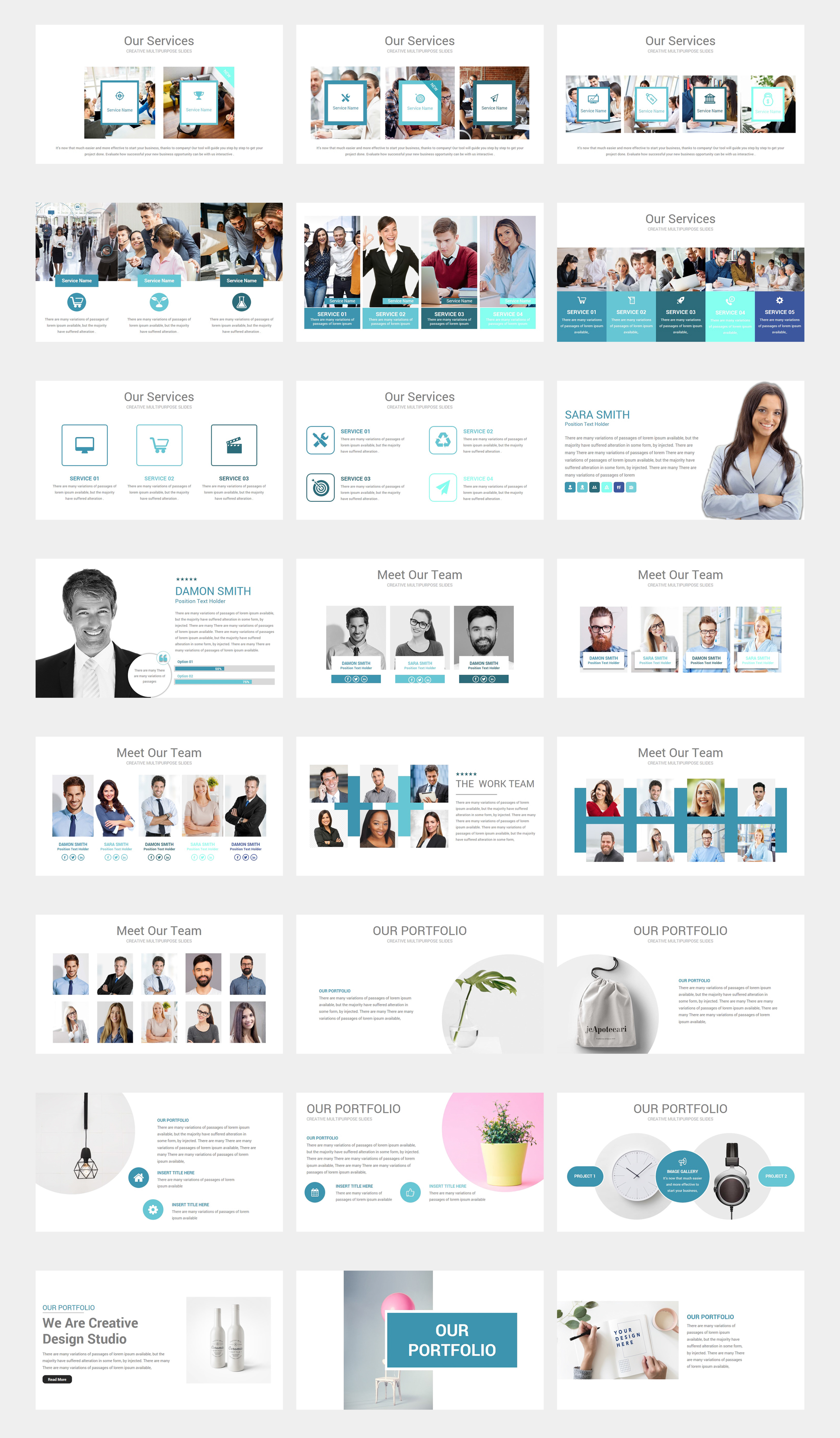 Normal Business PowerPoint Template #71795