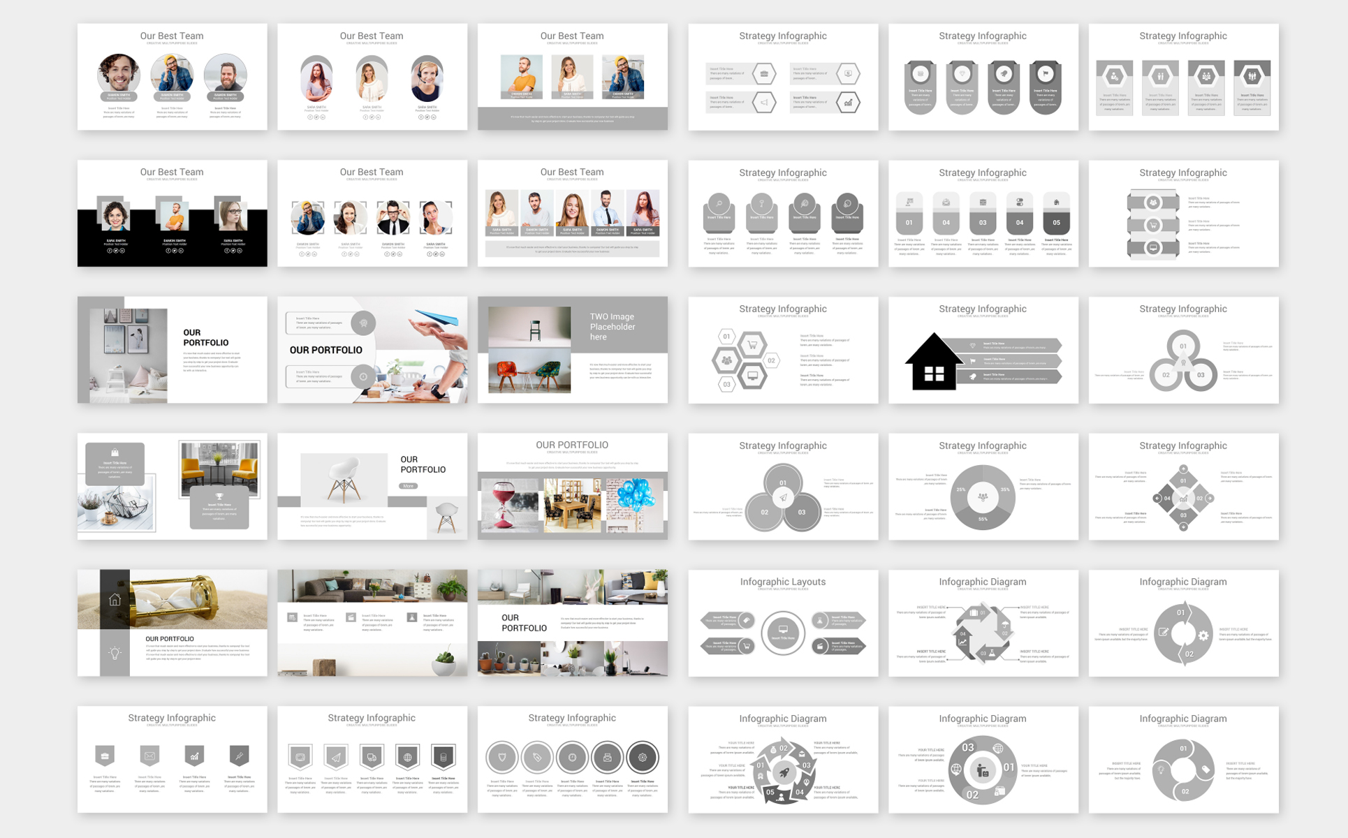 Creative Solutions PowerPoint Template #86818