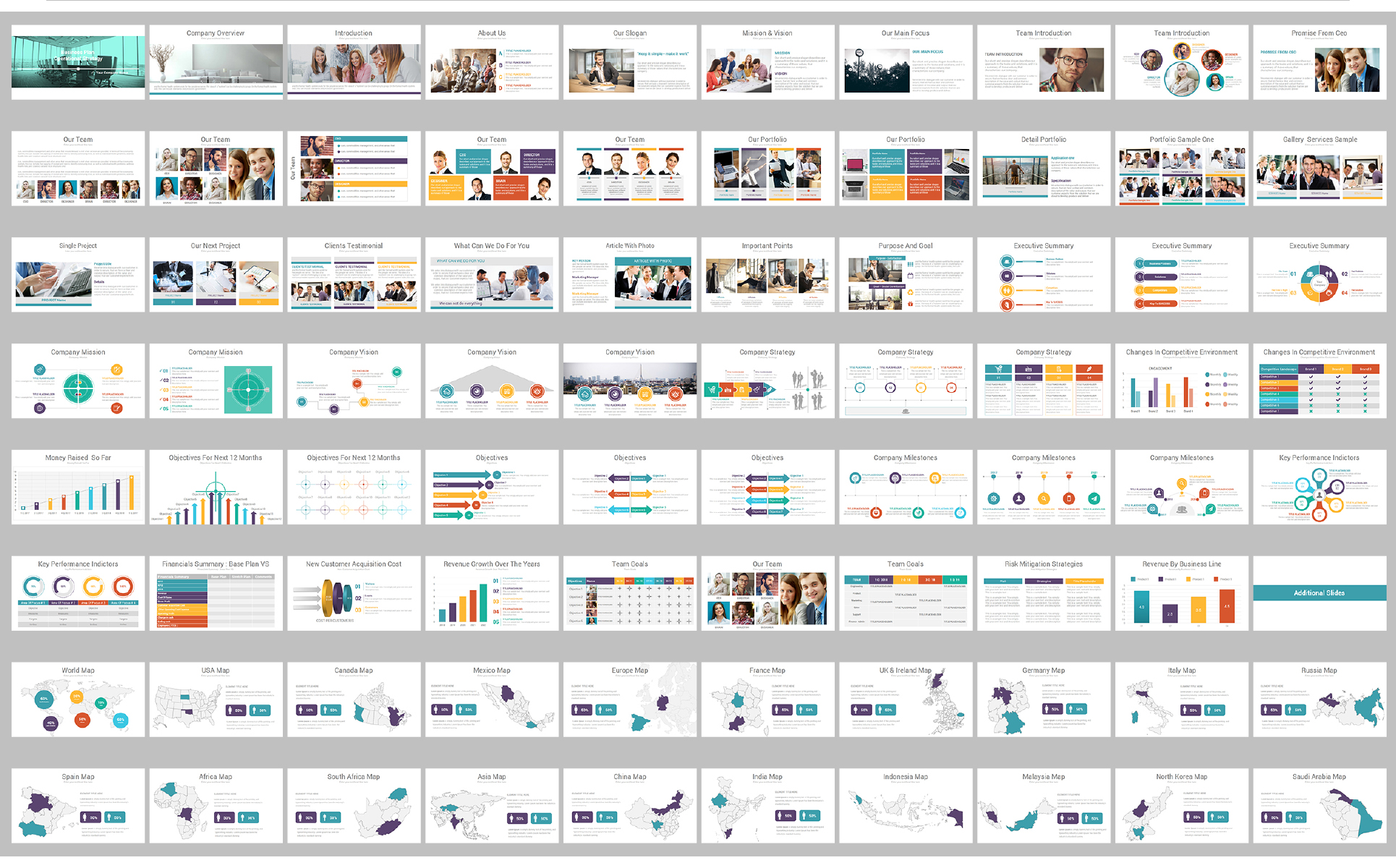 Operational Strategy PowerPoint Template #69773