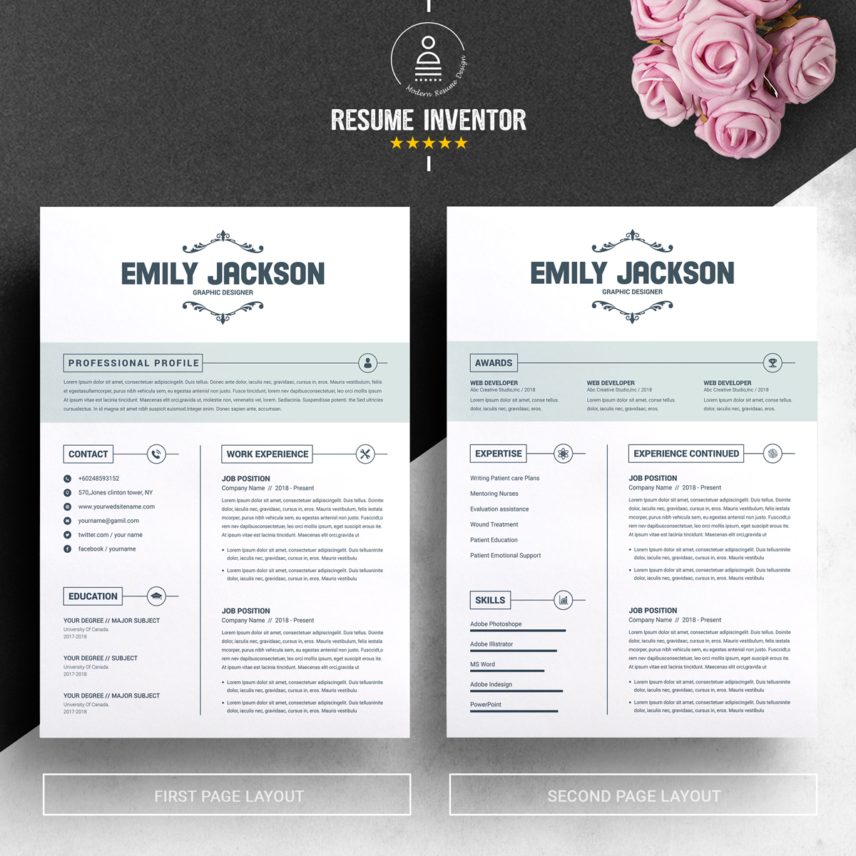 Emily Jackson Resume Template #74376