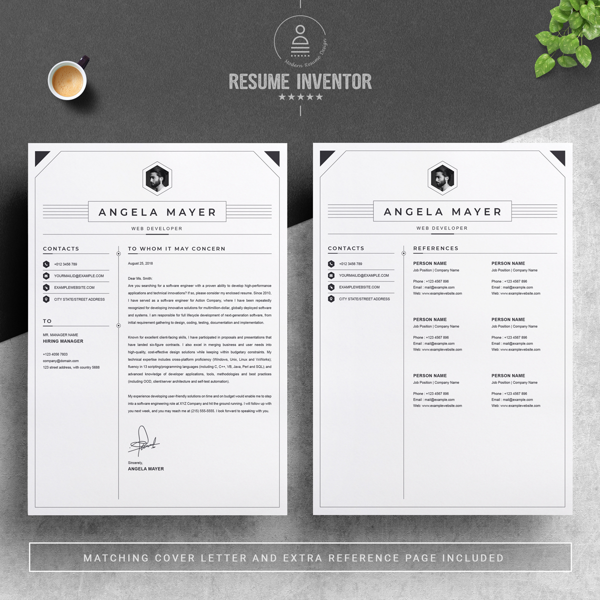 Angela Resume Template #80550