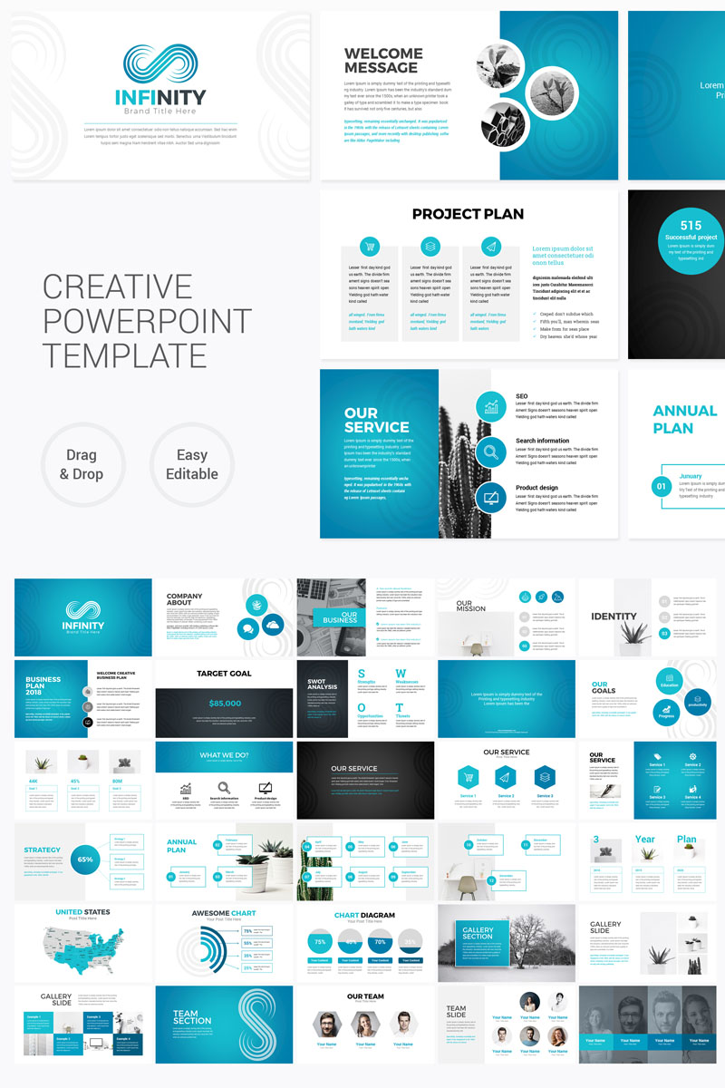 Infinity - Modern PowerPoint Template #75324