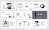 Minimal Clean Business Presentation PowerPoint Template #76184
