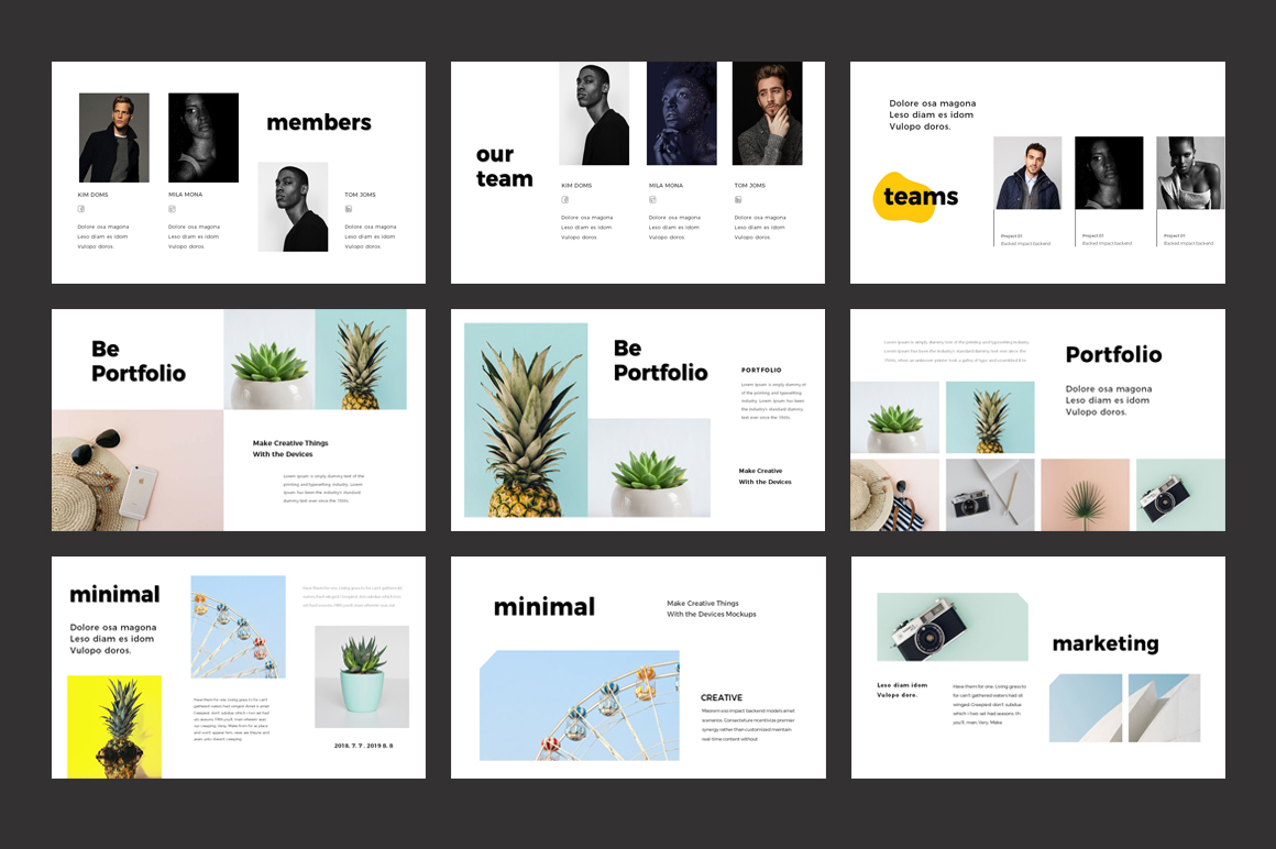 Creative - PowerPoint Template #78334