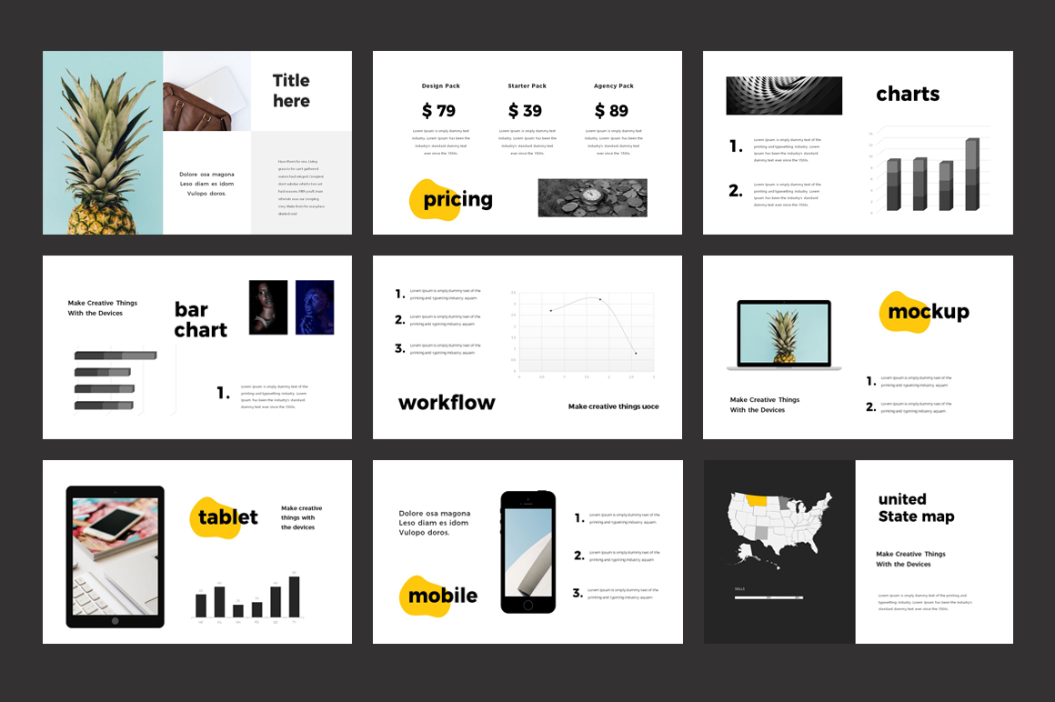 Creative - PowerPoint Template #78334