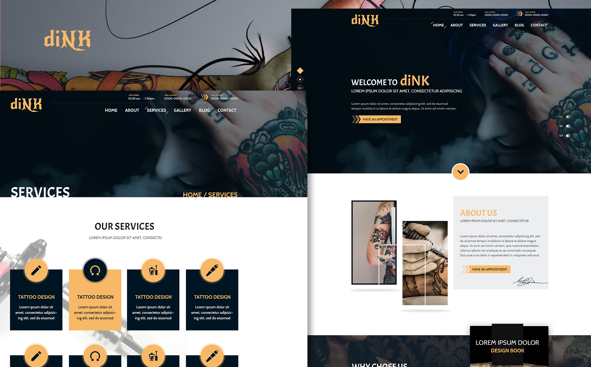 diNK - Multipurpose Directory PSD Template #76550