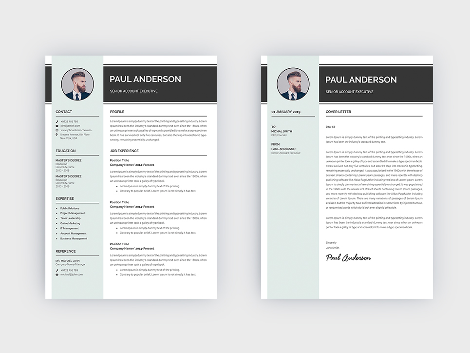 Paul Anderson Resume Template #76401