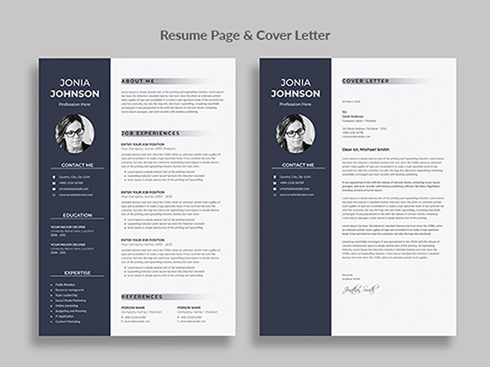 Jonia Johnson Resume Template #96965