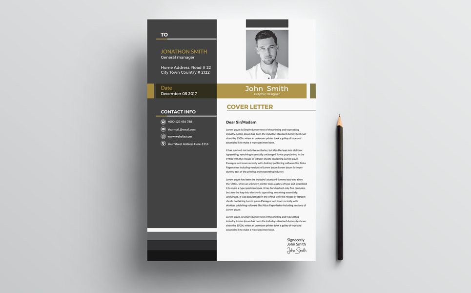 John Smith Resume Template #77401