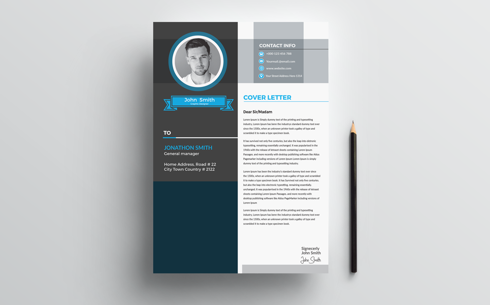 John Smith CV - Resume Template #77483