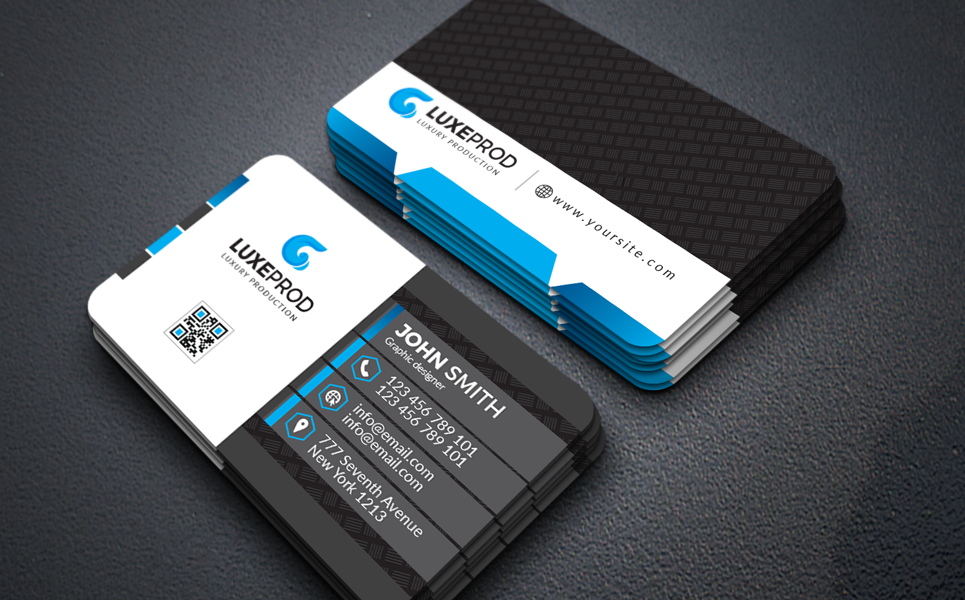 John Smith business card Corporate Identity Template #95684