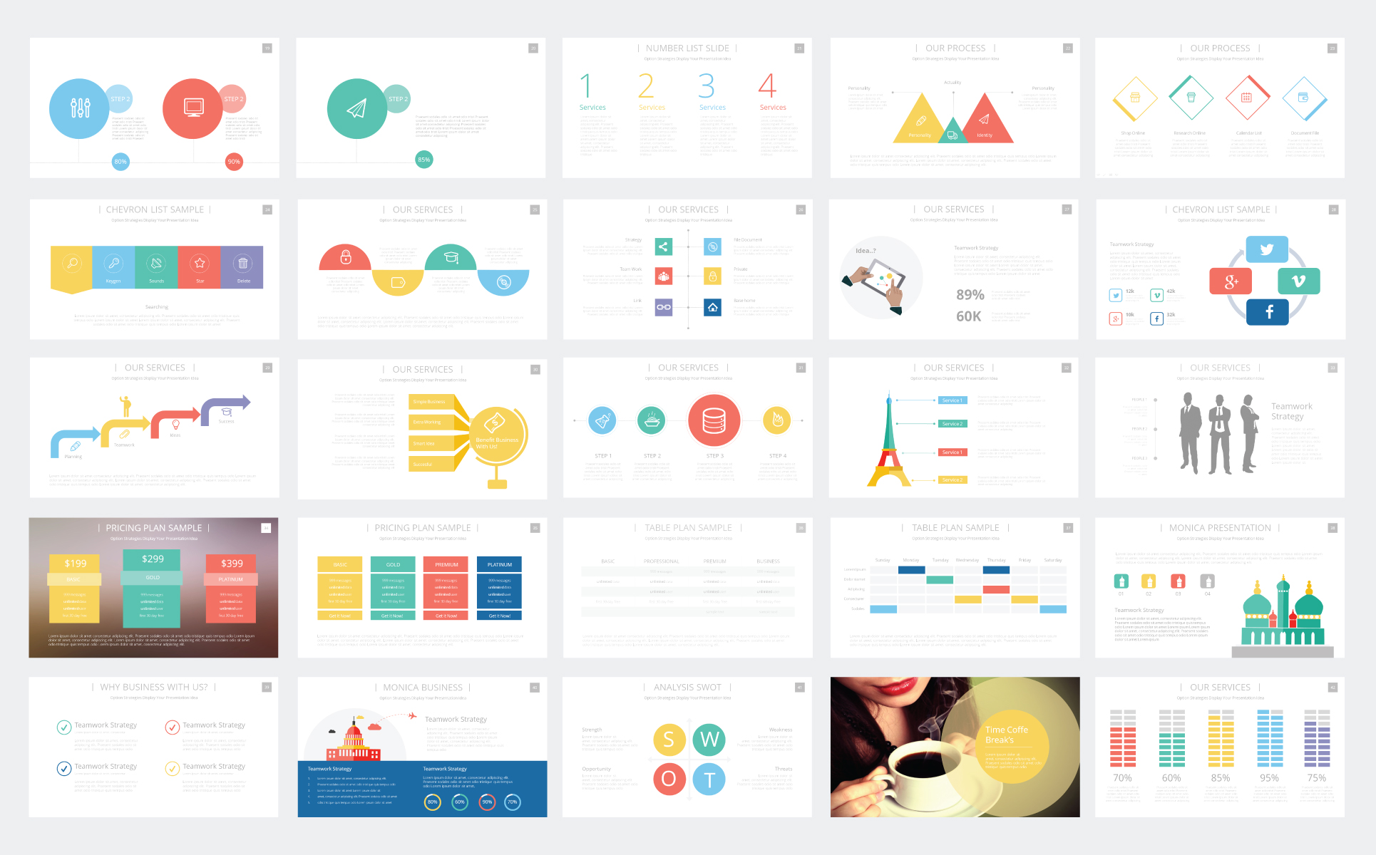 Monica - PowerPoint Template #77826