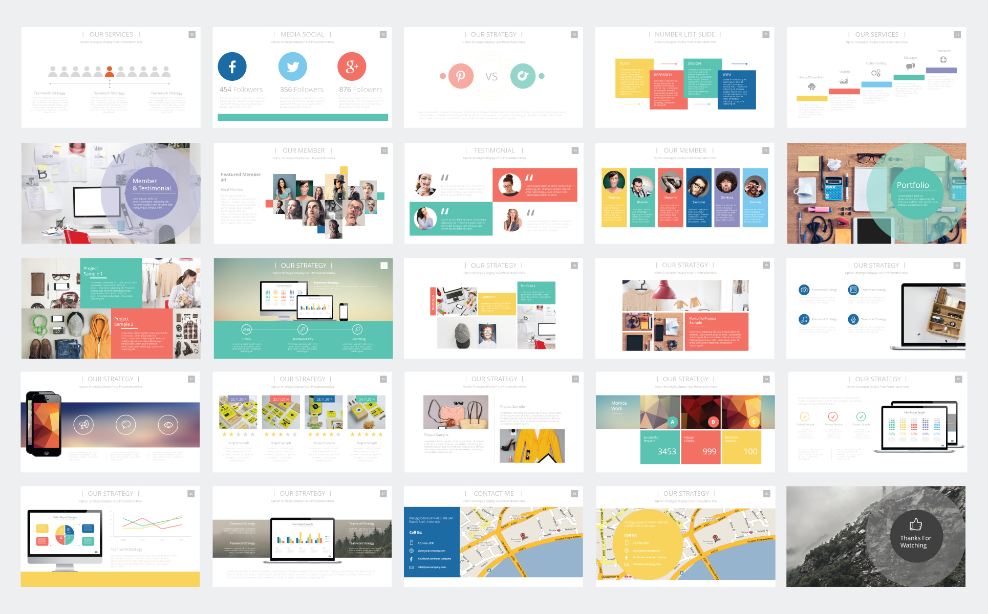 Monica - PowerPoint Template #77826