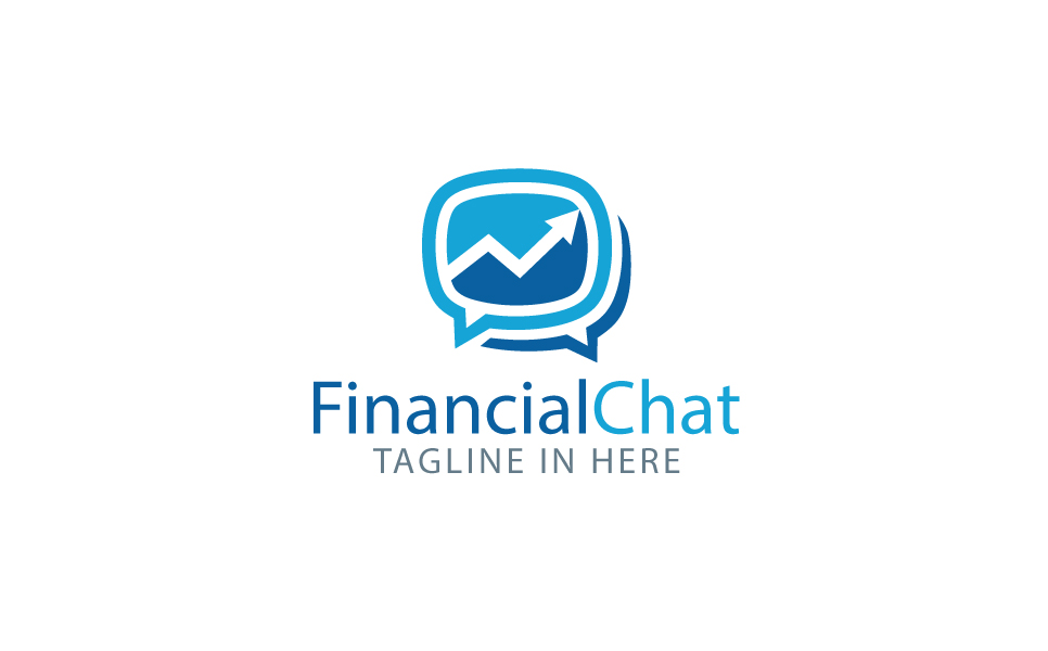 Financial Chat Logo Template #81390