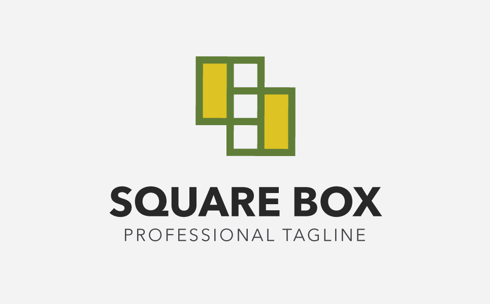 Square Box Logo Template #98176