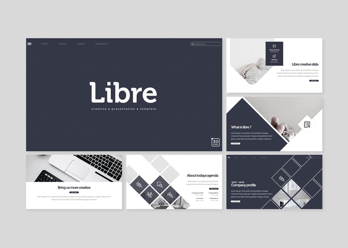 Libre PowerPoint Template #89125