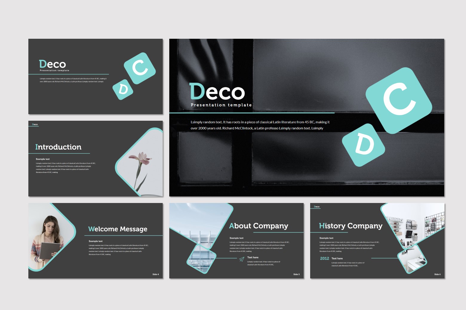 Deco PowerPoint Template #92127
