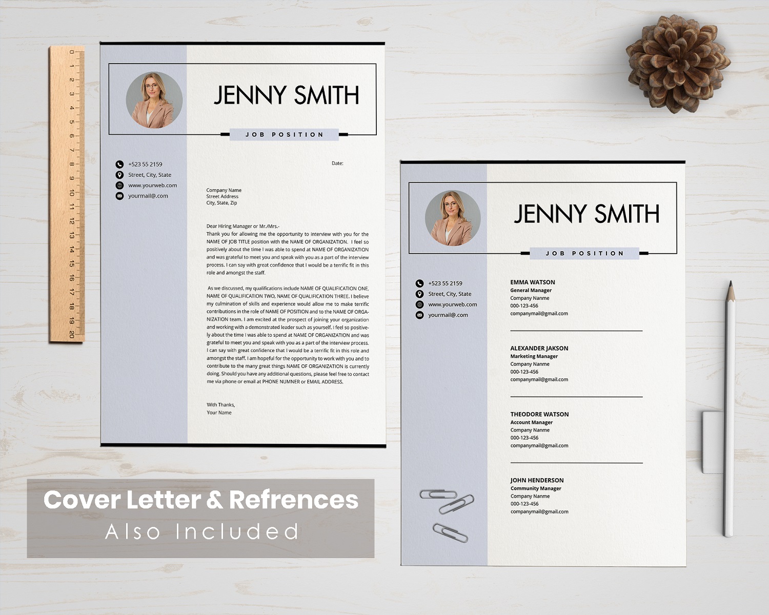 Jenny Resume Template #89003