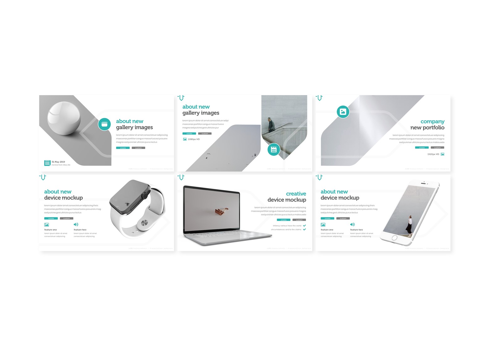 Measurement PowerPoint Template #95049