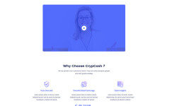 Crypcash - ICO, Bitcoin and Cryptocurrency WordPress Theme #79133