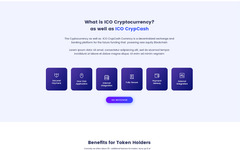Crypcash - ICO, Bitcoin and Cryptocurrency WordPress Theme #79133