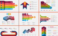 Infographic Bundle | 900+ Vector Infographic Elements #78923