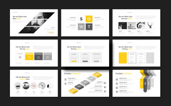 Black PowerPoint Template #123894