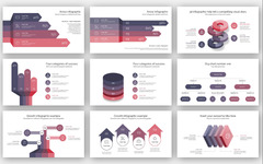 Infographic Pack PowerPoint template #124502