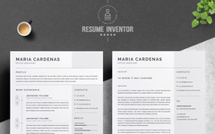 Maria Resume Template #79440